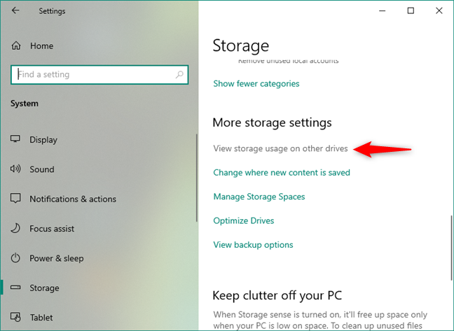 Cómo limpiar Windows 10 usando Storage Sense - Recurso Wordpress