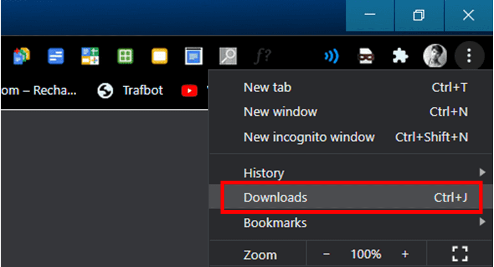 Cómo ver descargas recientes en Google Chrome - Recurso Wordpress
