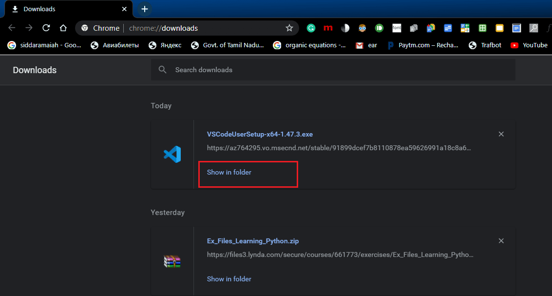 Cómo ver descargas recientes en Google Chrome - Recurso Wordpress
