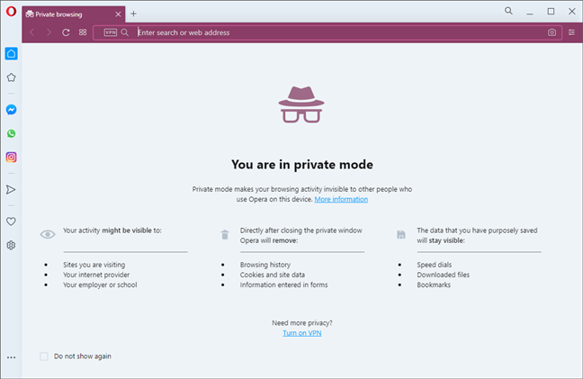 Cree accesos directos de InPrivate o Incognito para Firefox, Chrome ...