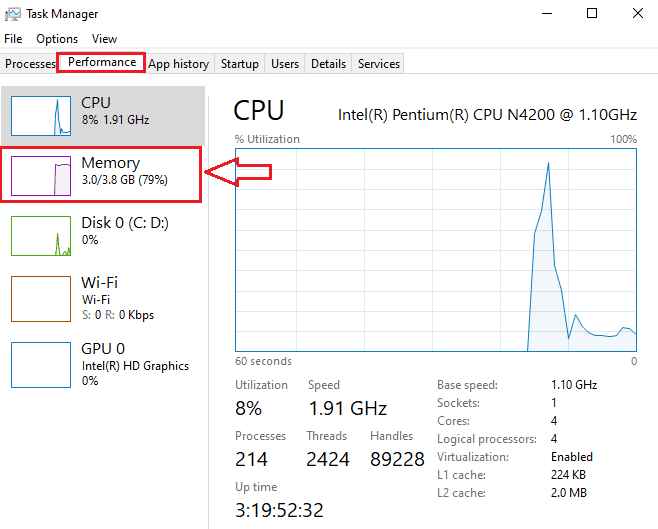 Compruebe si su tipo de RAM es DDR3 o DDR4 en Windows 10 - Recurso Wordpress