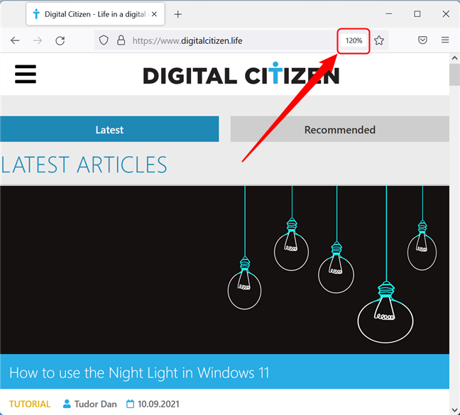 Cómo acercar y alejar la imagen en su navegador web - Recurso Wordpress