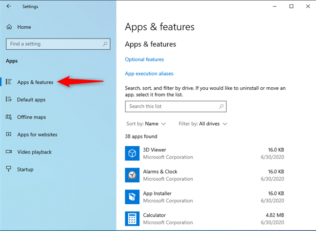 Kiedy program lub aplikacja została zainstalowana w systemie Windows 10 ...