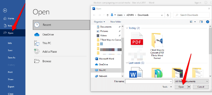 Las 7 mejores formas de convertir un archivo PDF a formato Word - Recurso Wordpress
