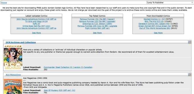 Los 7 mejores sitios para leer cómics gratis - Recurso Wordpress