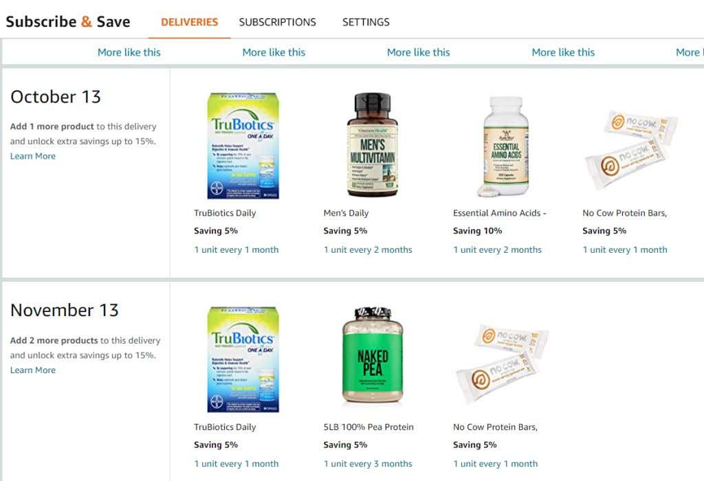 Amazon Subscribe and Save: Cómo usar y administrar - Recurso Wordpress