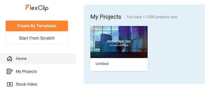 Revisión del software de edición de video FlexClip de arrastrar y soltar - Recurso Wordpress