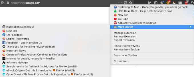 10 mejores complementos y extensiones de Firefox - Recurso Wordpress