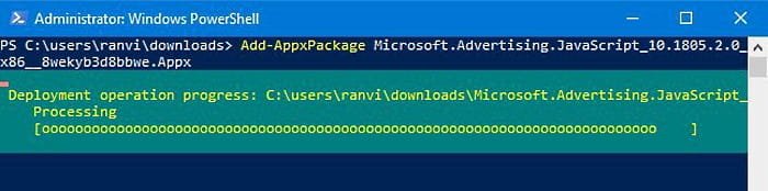 ¿Cómo instalar un paquete de aplicación Appx usando PowerShell en Windows 11/10? - Recurso Wordpress