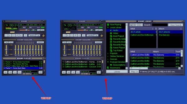 ¿Cómo se compara el reproductor de música en línea de Webamp con el popular Winamp? - Recurso ...