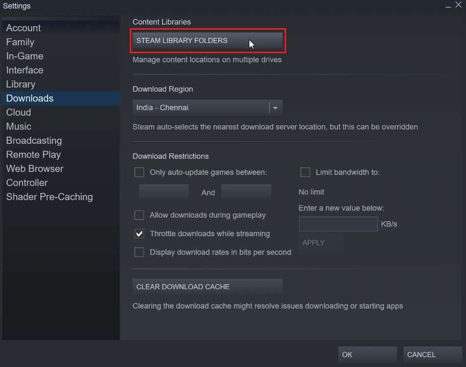 Solucionar el error 26 de Steam en Windows 10 - Recurso Wordpress