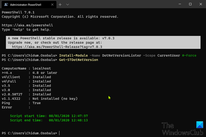 ¿Cómo verifico la versión de .NET Framework instalada en mi computadora ...