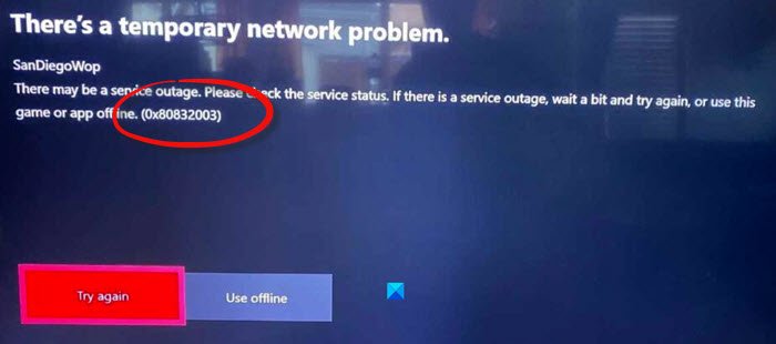 Aparece el error 0x80832003 o 0x803F7003 al intentar jugar un juego - Recurso Wordpress