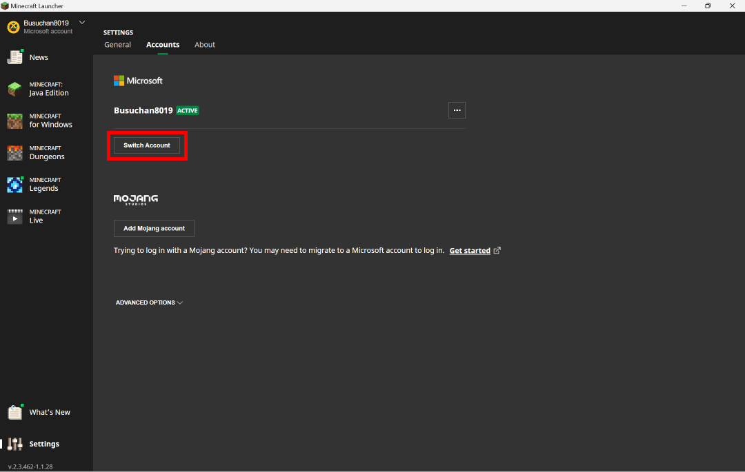 Cómo cambiar la cuenta de Microsoft en Minecraft PE - Recurso Wordpress