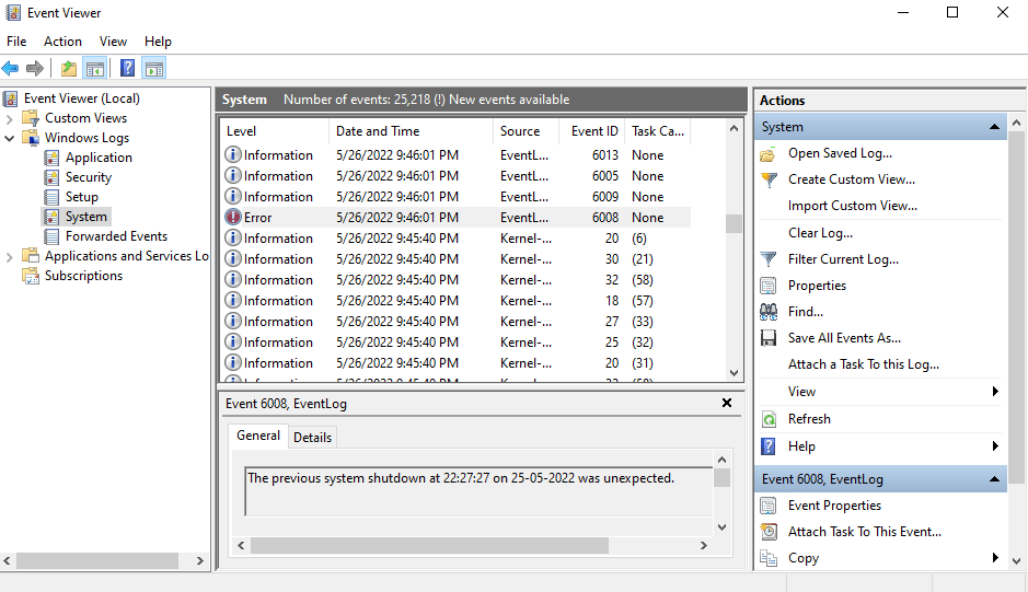 Cómo ver los registros de fallas y los registros de errores de Windows ...