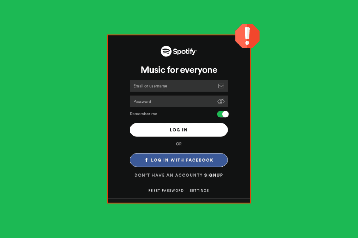 10 formas de reparar el error de error de inicio de sesión de Spotify - Recurso Wordpress