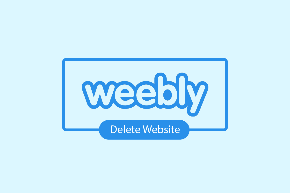 Cómo eliminar el sitio web de Weebly - Recurso Wordpress