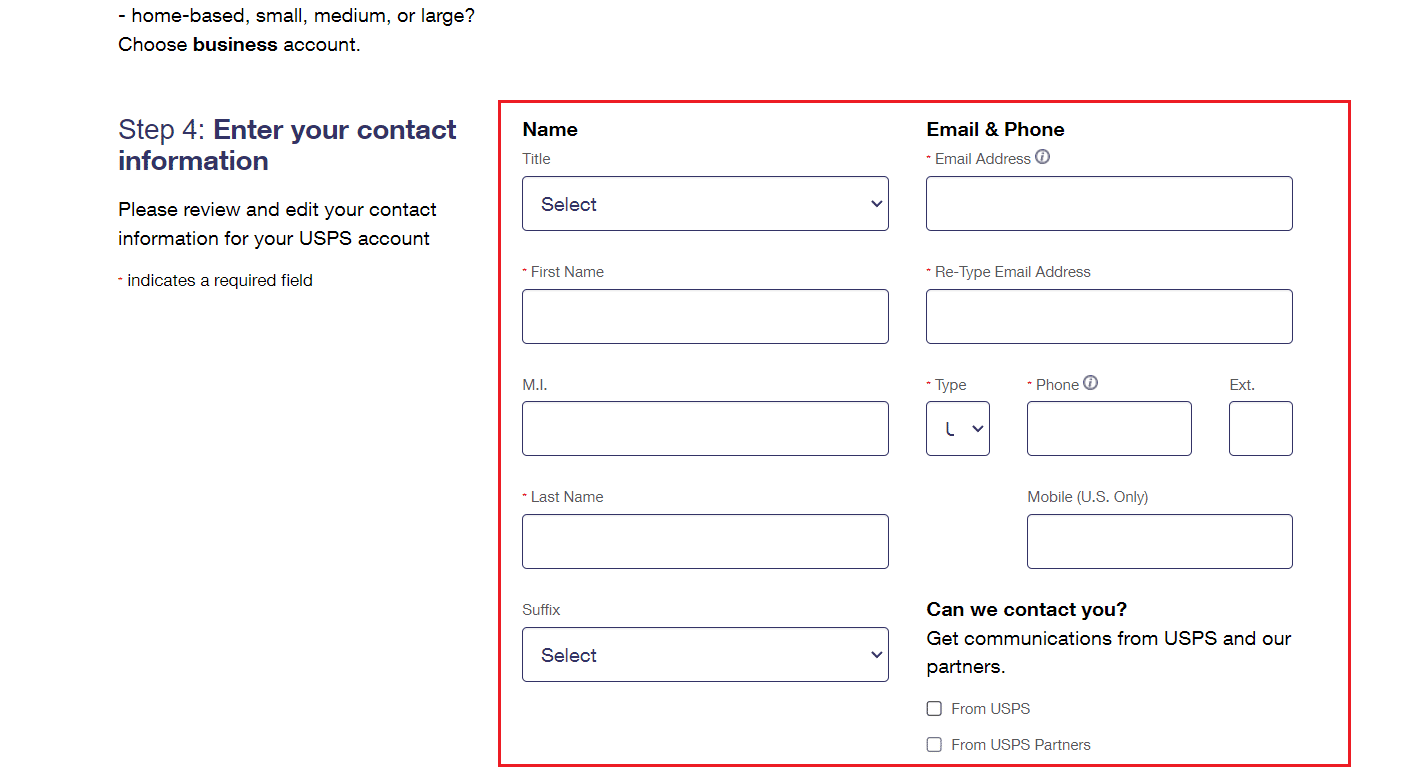 Cómo reactivar la cuenta de USPS.com - Recurso Wordpress