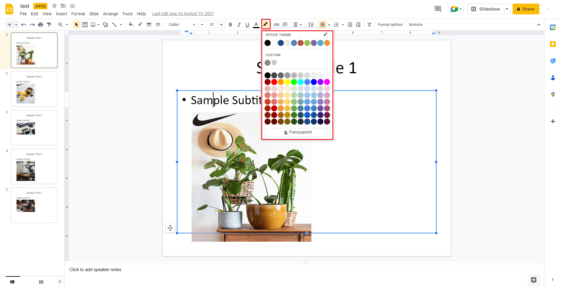 Cómo resaltar texto en Google Slides - Recurso Wordpress