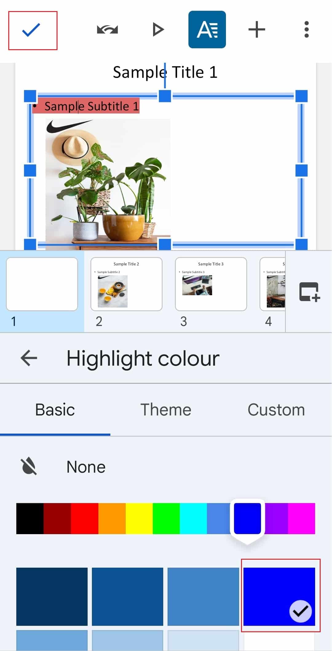 Cómo resaltar texto en Google Slides - Recurso Wordpress