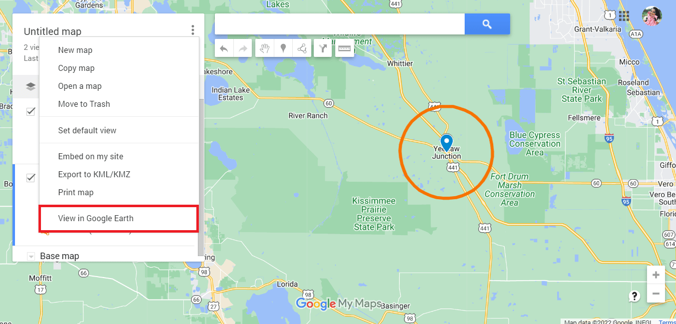 Cómo dibujar el radio en la aplicación Google Maps - Recurso Wordpress