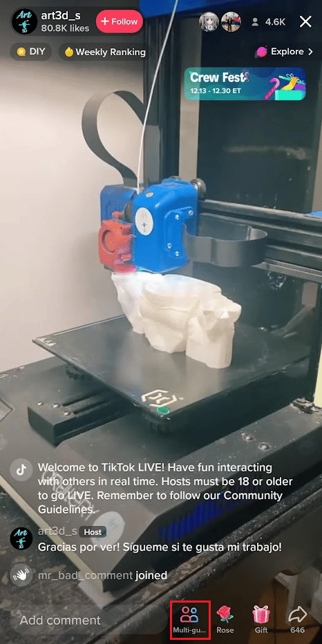 Cómo unirse a alguien en vivo en TikTok - Recurso Wordpress