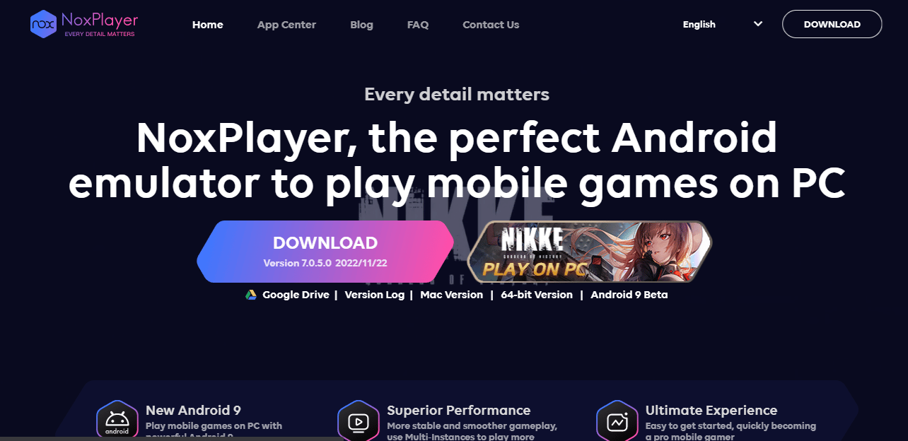 Solucionar el error del sistema Nox Player - Recurso Wordpress