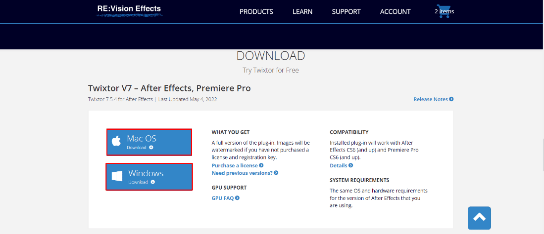 Cómo usar el complemento Twixtor en After Effects - Recurso Wordpress