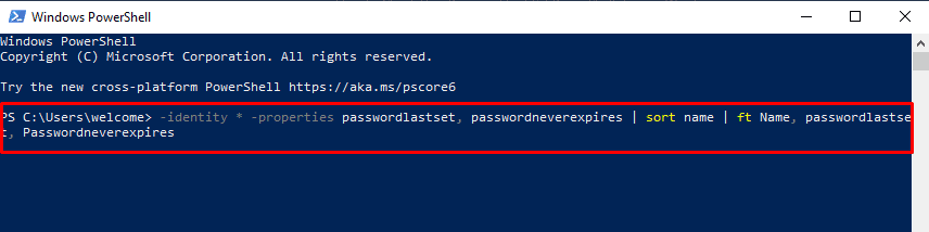 Cómo encontrar la última contraseña establecida usando PowerShell - Recurso Wordpress
