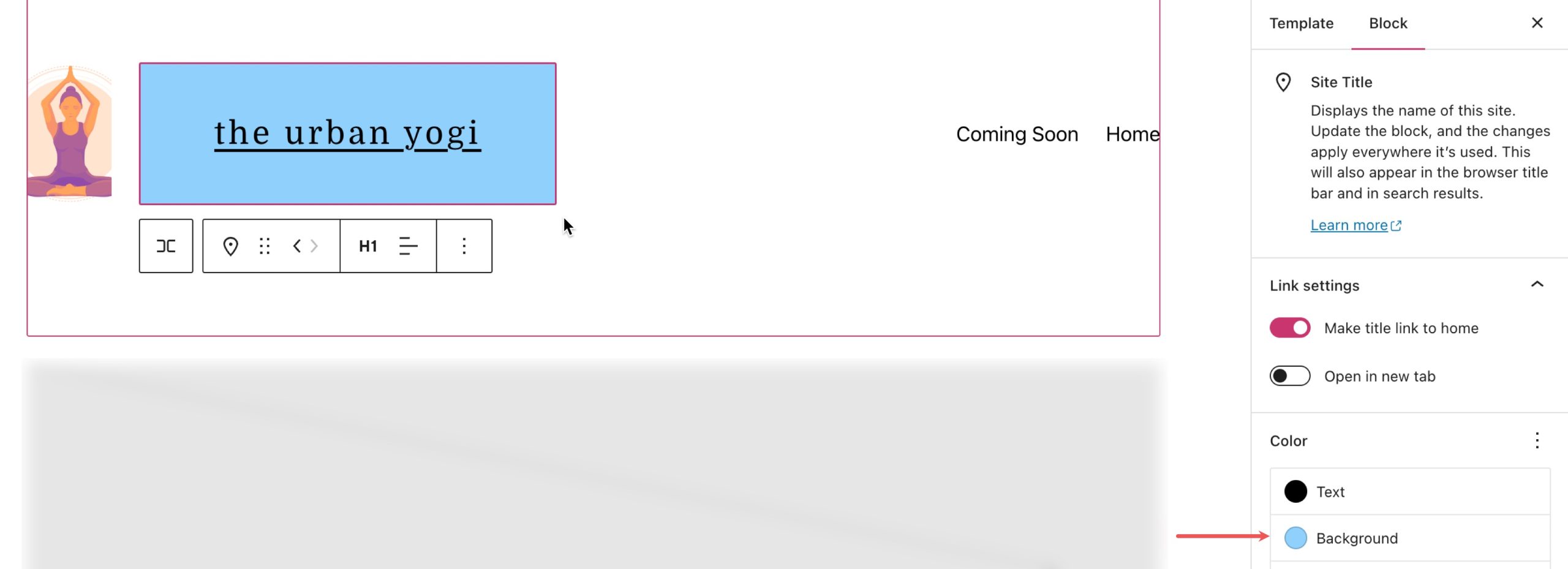 Cómo usar el bloque de título del sitio de WordPress - Recurso Wordpress