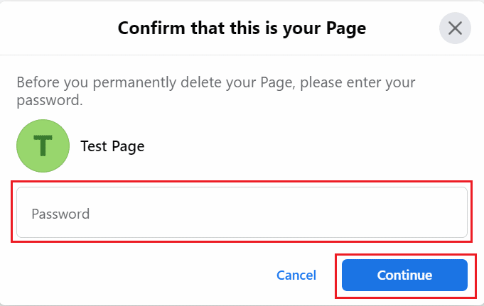 Cómo eliminar una cuenta comercial de Facebook - Recurso Wordpress