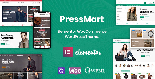 Descargar: PressMart - Tema moderno de WordPress para Elementor ...
