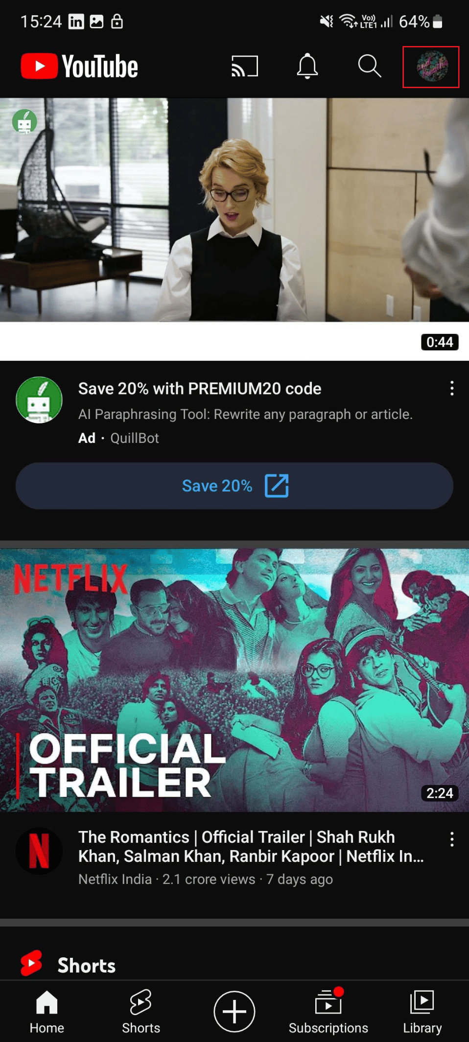 Cómo ver el historial de comentarios de YouTube en Android - Recurso Wordpress