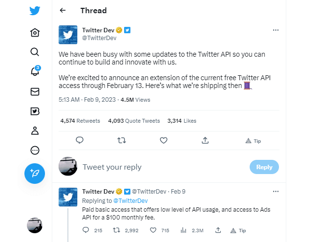 Twitter retrasa el lanzamiento de su nueva plataforma API nuevamente ...