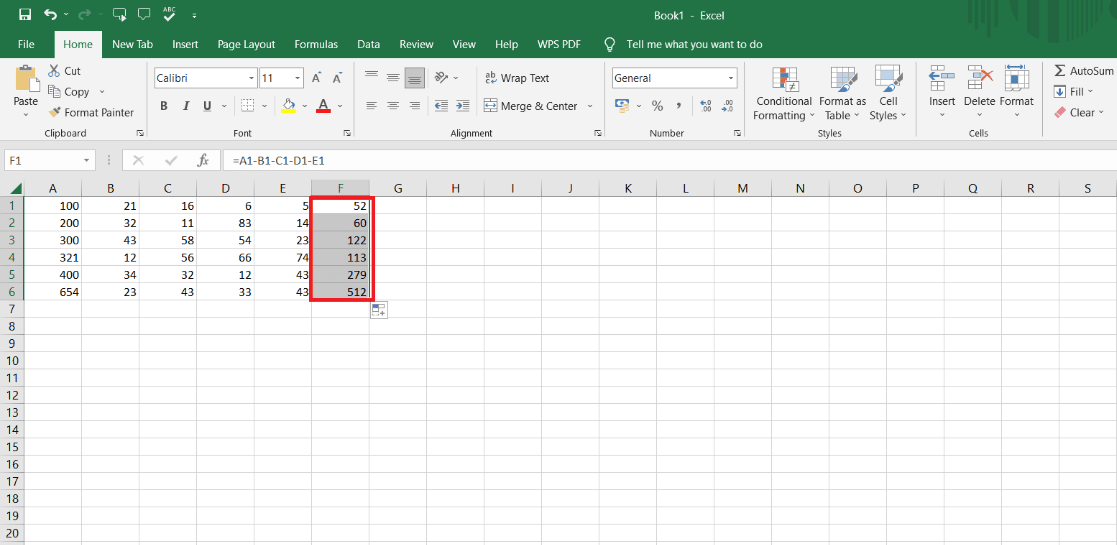 Cómo restar varias celdas en Excel - Recurso Wordpress