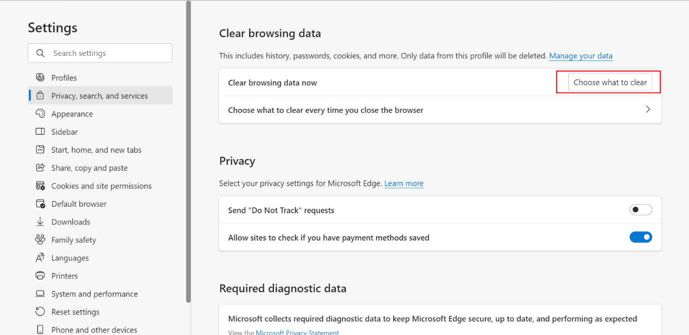 Cómo borrar caché y cookies en Microsoft Edge - Recurso Wordpress