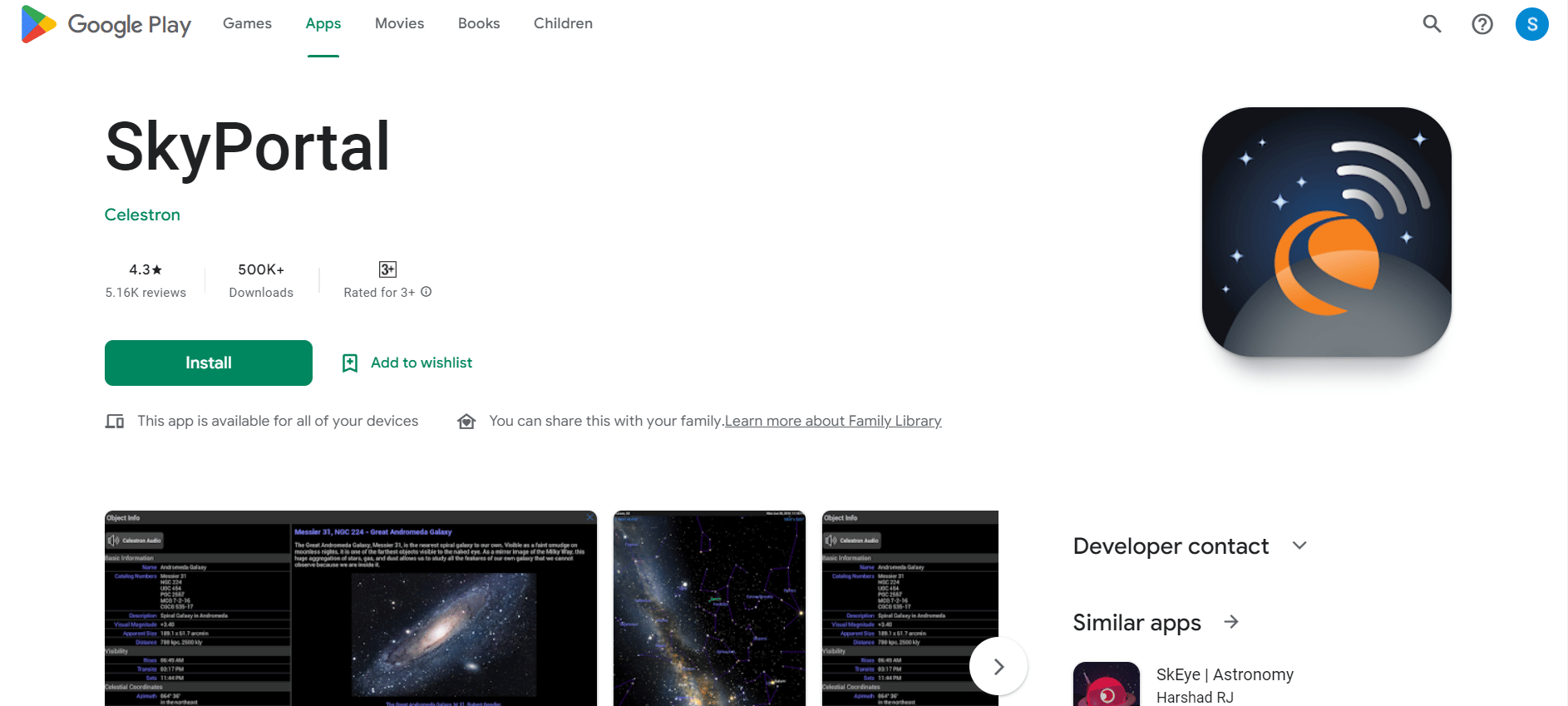 Las 22 mejores aplicaciones de astronomía y observación de estrellas - Recurso Wordpress