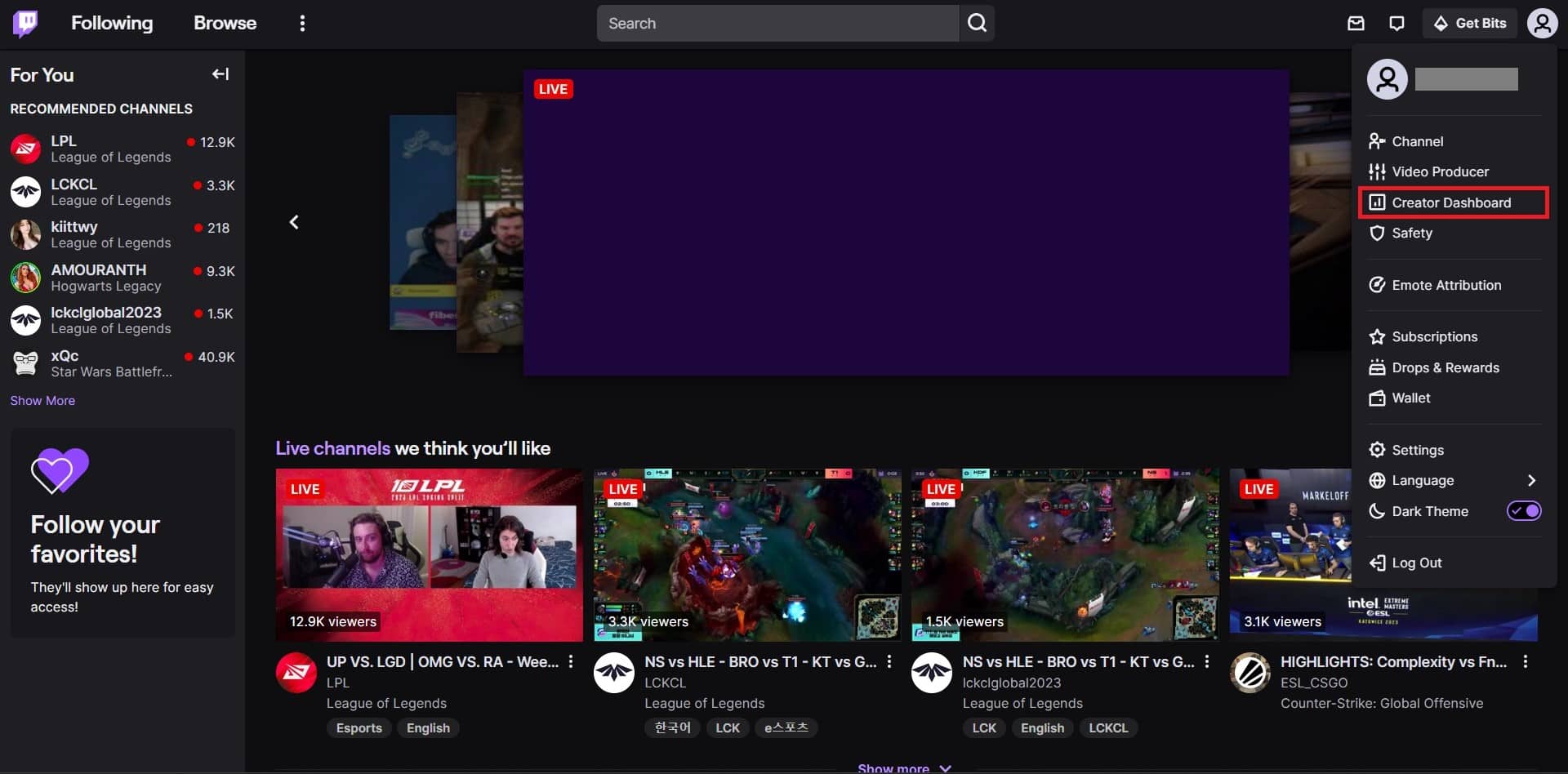 Cómo cambiar el título de la transmisión en Twitch - Recurso Wordpress