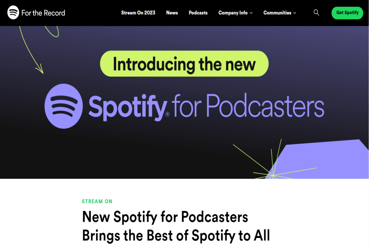Spotify está modificando sus herramientas de Podcaster, incluido Anchor - Recurso Wordpress