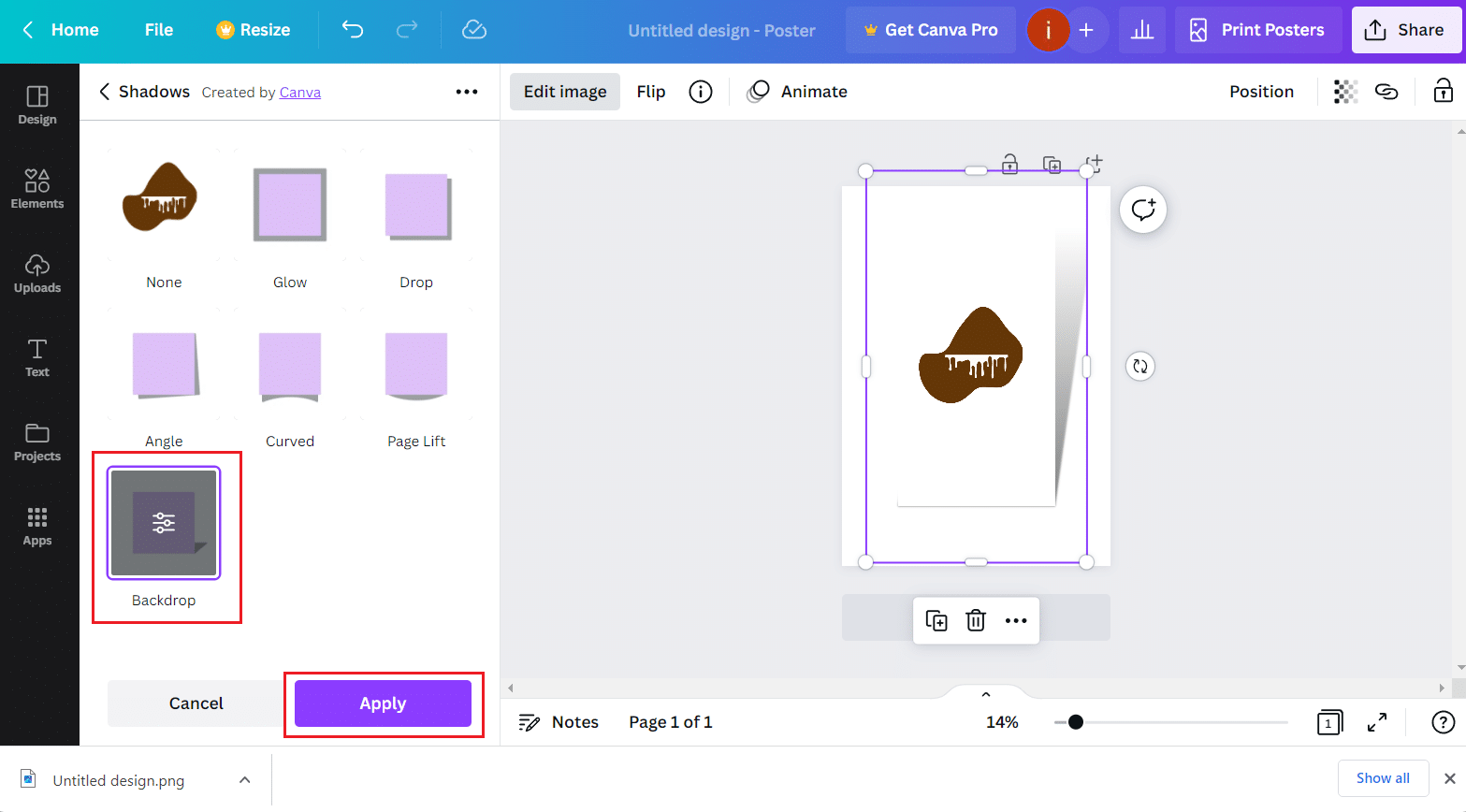 Cómo crear un efecto de sombra en Canva - Recurso Wordpress
