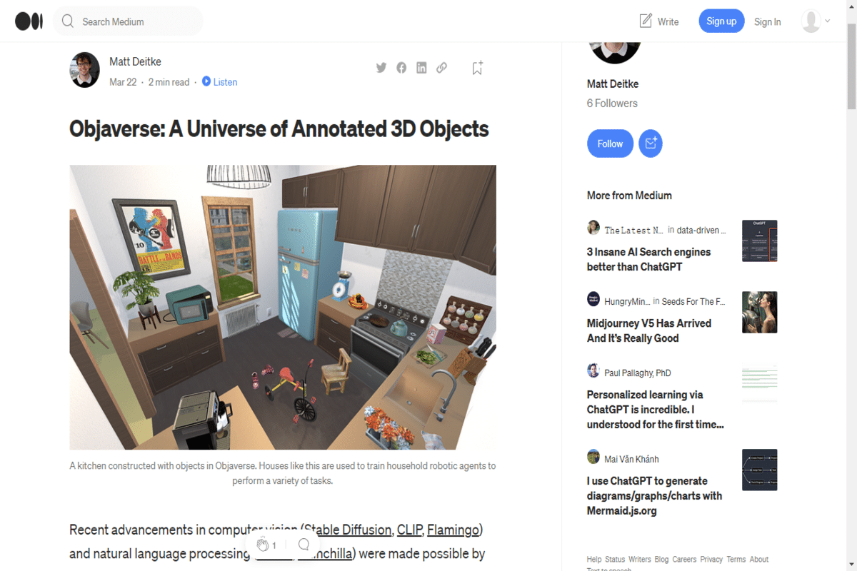 AI2 presenta Objaverse con más de 800 000 objetos 3D anotados - Recurso ...