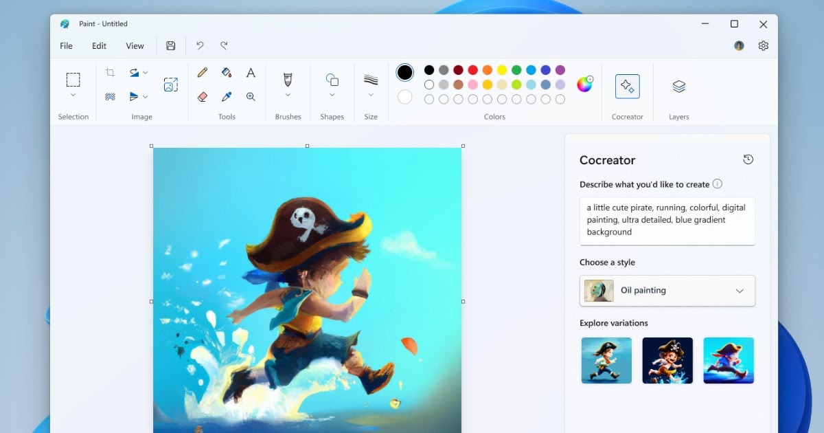 Nuevo creador de imágenes de Windows 11 con Paint - Recurso Wordpress